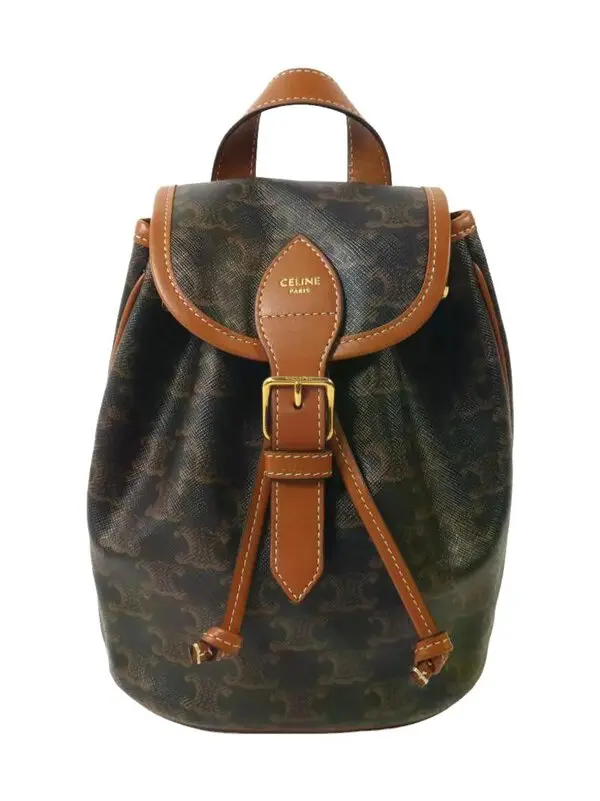 Celine Mini Macadam Folco Backpack - Brown