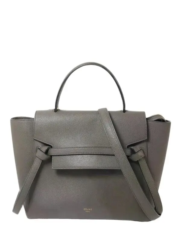 Celine Micro Belt Tote Bag - Grey