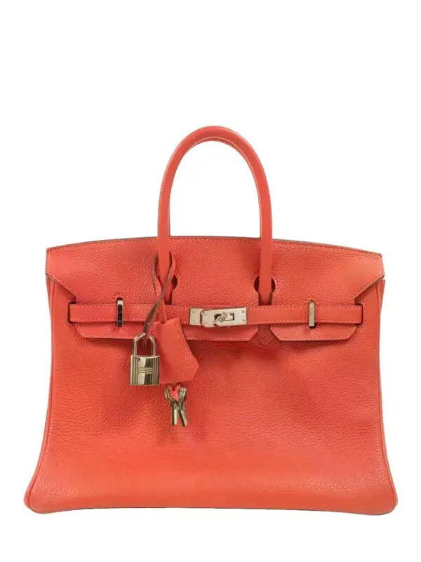 Hermès Birkin 25 Togo Leather Handbag - Orange