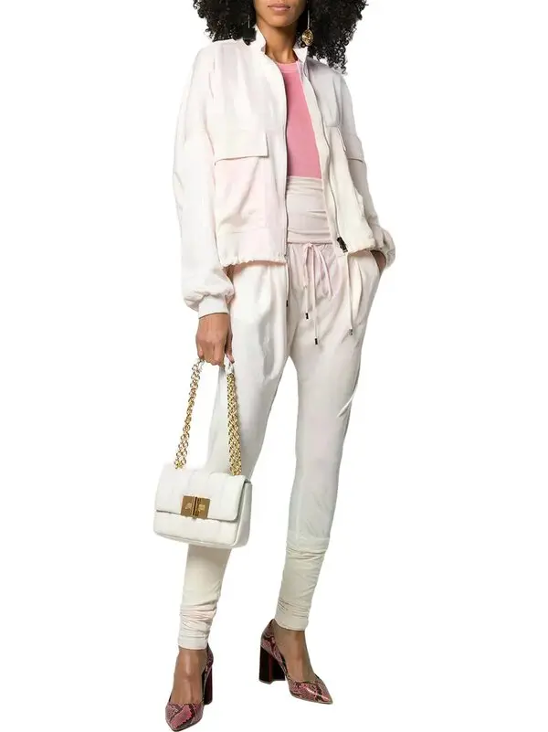 TOM FORD High-rise Tapered Trousers - Pink