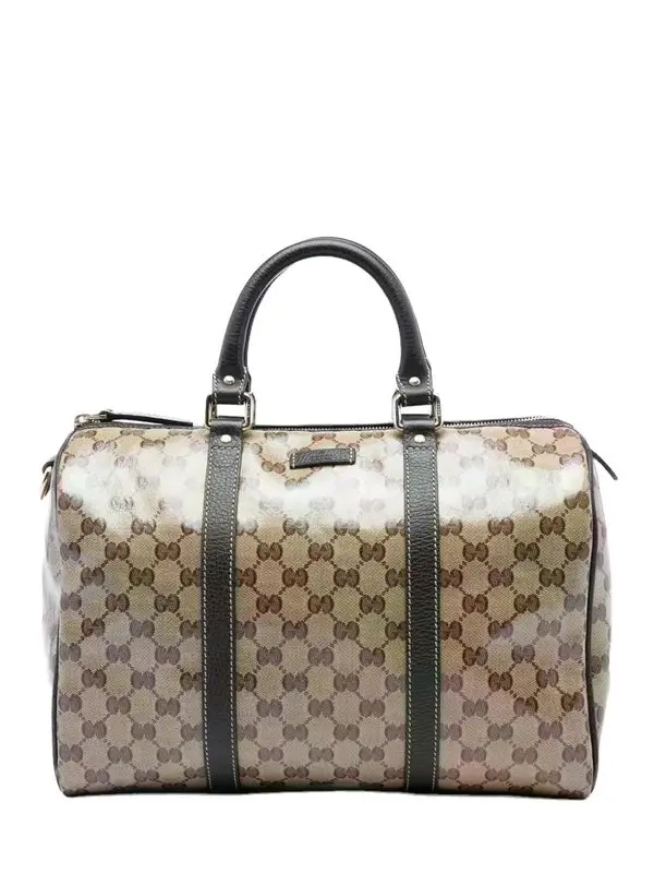 Gucci Gg Crystal Joy Boston Bag - Neutrals