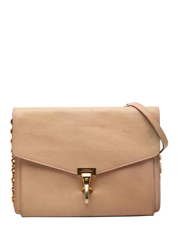 Burberry Leather Macken Crossbody Bag - Brown