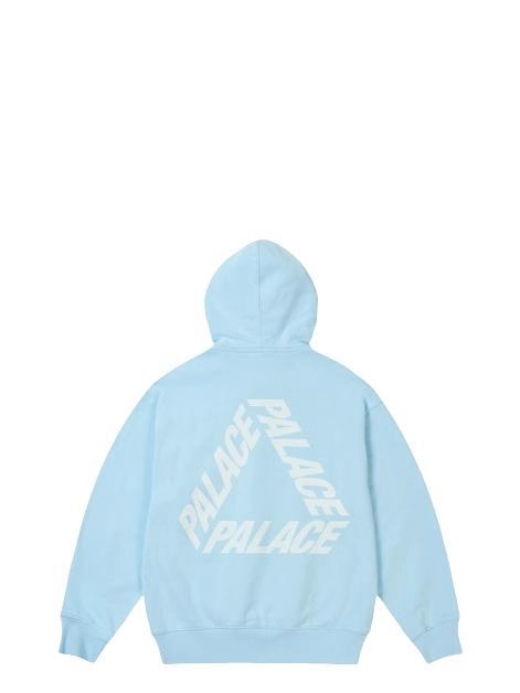 PALACE Rubbed P3 Hoodie - Skyline Blue