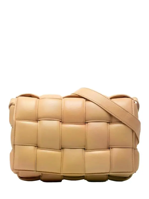 Bottega Veneta Nappa Intrecciato Padded Cassette Crossbody Bag - Brown