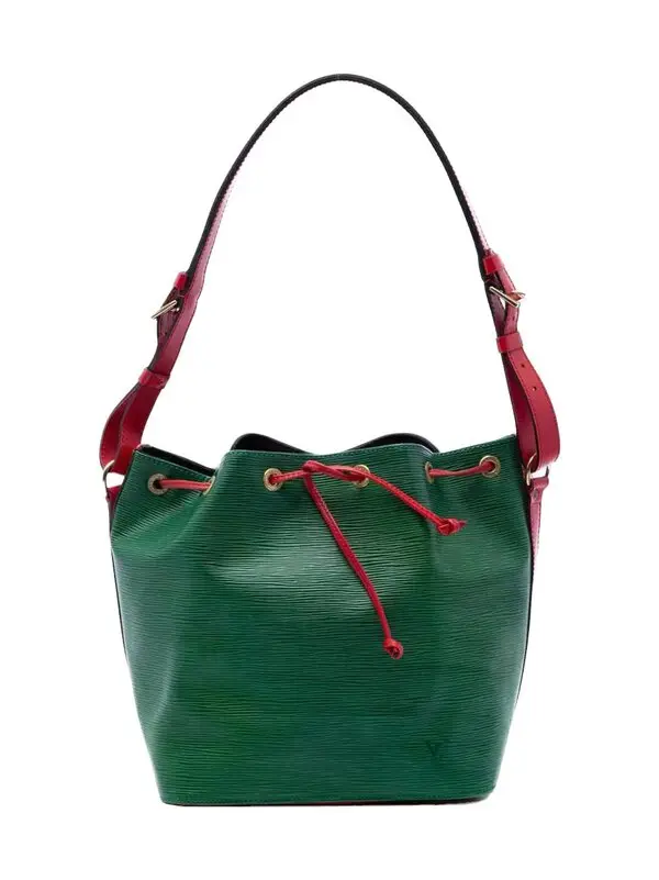 LOUIS VUITTON Epi Petit Bicolor Noe Bucket Bag - Green