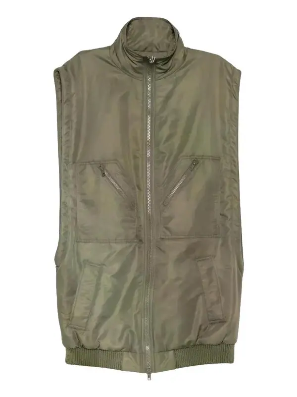 MAISON MARGIELA Zip-up Vest - Green