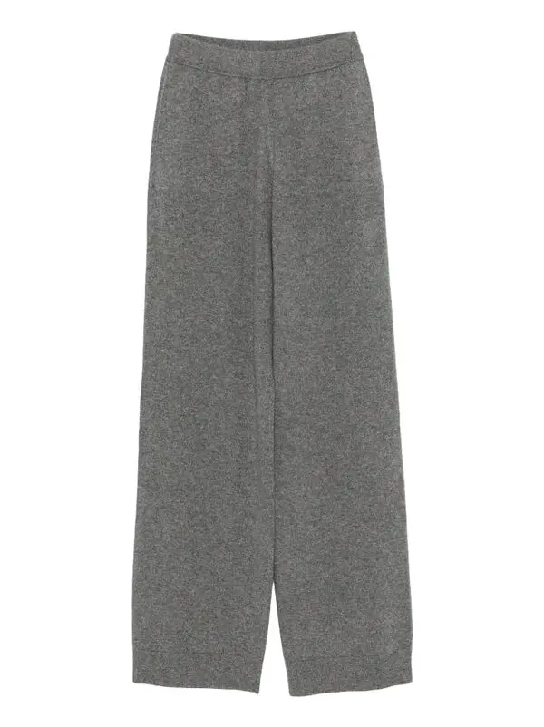 Malo Wide-leg Trousers - Grey
