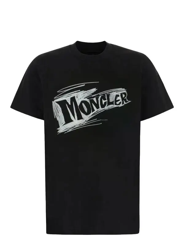 Moncler Logo-print T-shirt - Black
