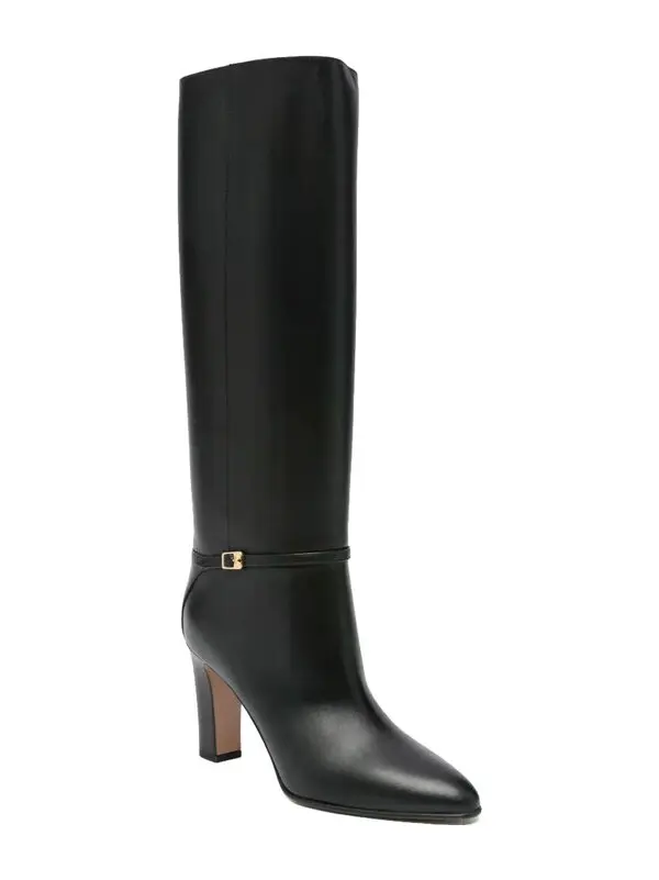 Valentino Garavani Knee-high Block Heel Boots - Black
