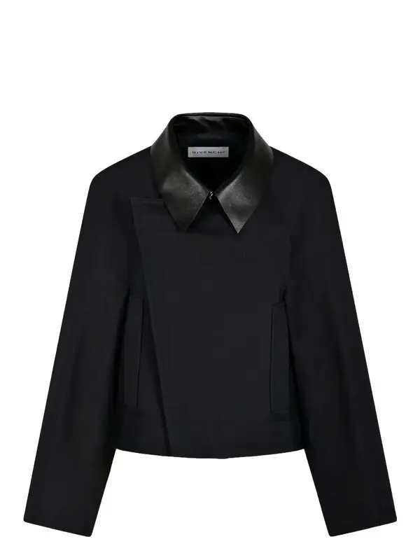 Givenchy A-line Cocoon Jacket - Blue