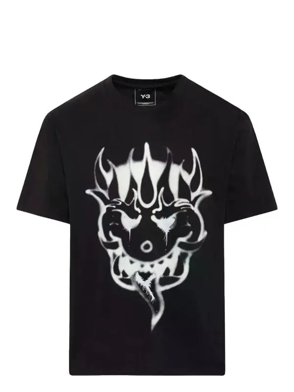 Y3 Chito Graphic Short-sleeve Tee - Black