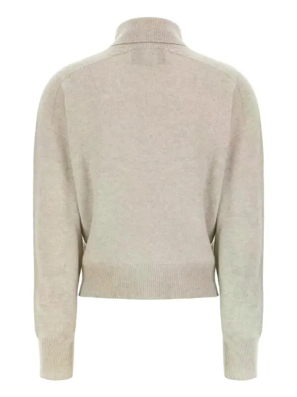 VANISE Cashmere Roll Neck Sweater - Neutrals