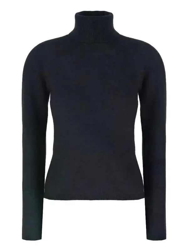 VANISE Vanisé Cashmere Roll Neck Sweater - Black