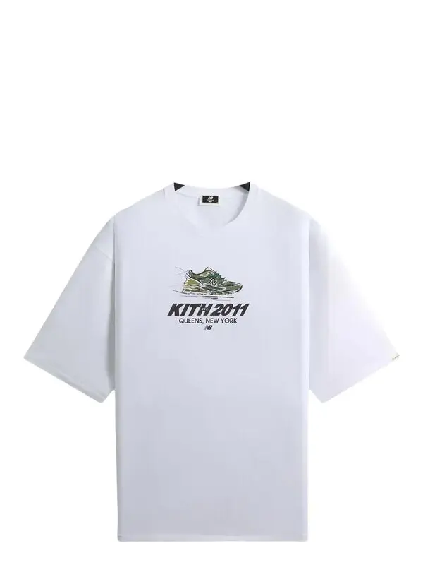 Kith X New Balance Graphic-print T-shirt - White
