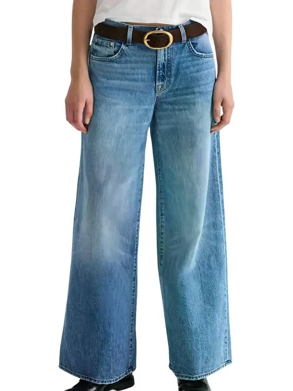 TWP Tiny Dancer Wide-leg Jeans - Blue