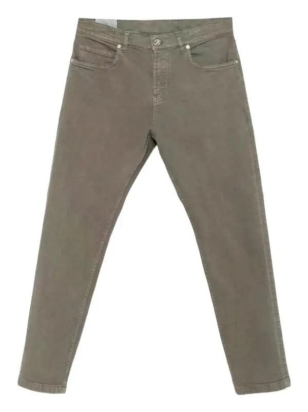 Eleventy Five-pocket Trousers - Green