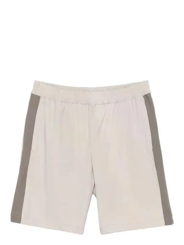 Eleventy Side-stripe Shorts - Neutrals