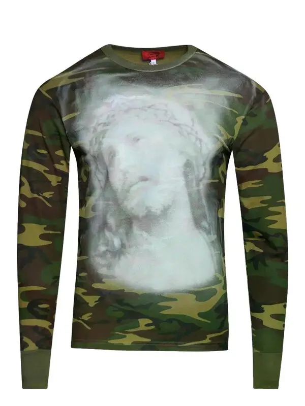 LA MASKARADE Miami Camouflage-print T-shirt - Green