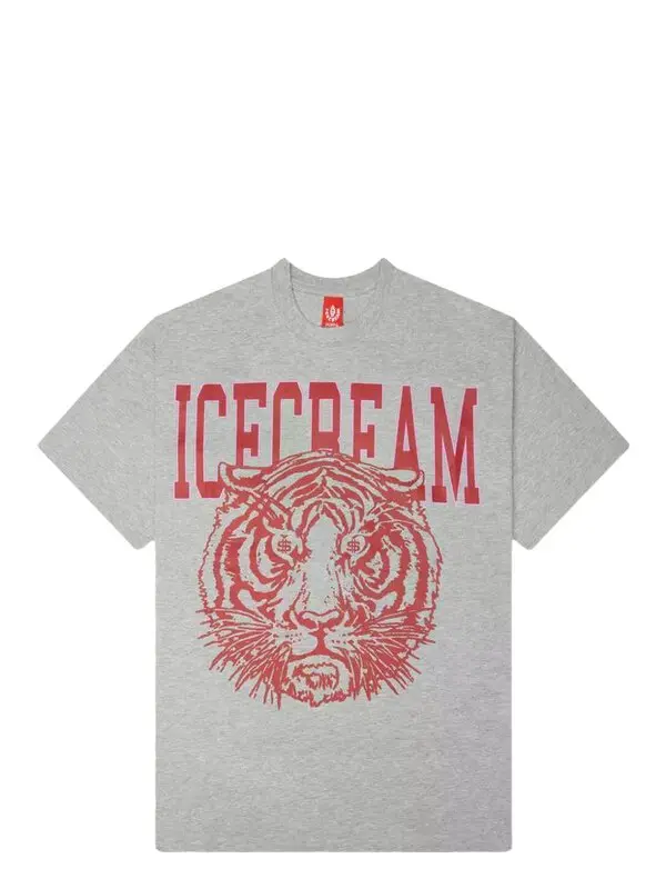 ICECREAM Logo-print T-shirt - Grey