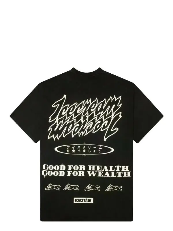ICECREAM Graphic-print T-shirt - Black