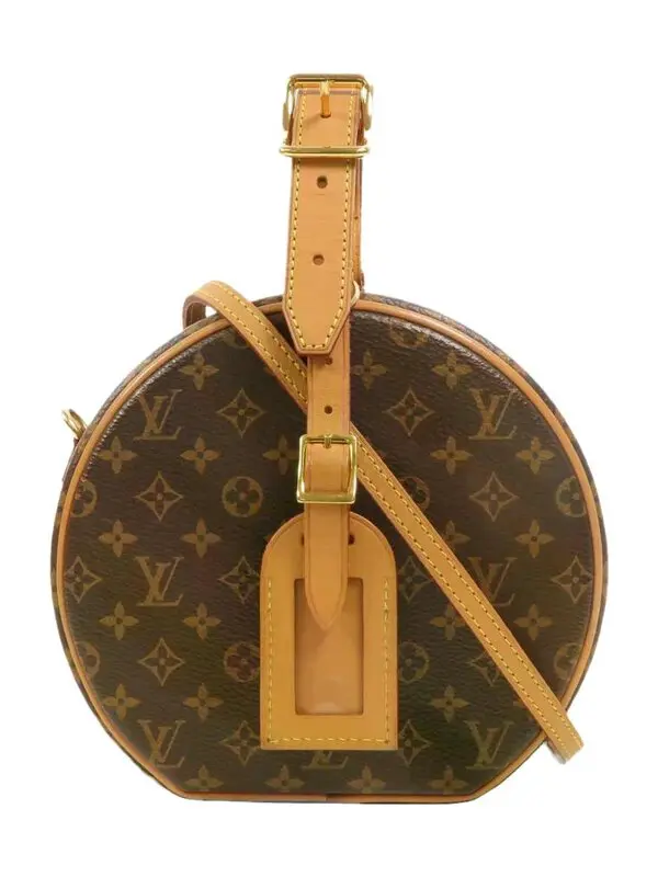 LOUIS VUITTON Petite Boite Chapeau Two-way Handbag - Brown