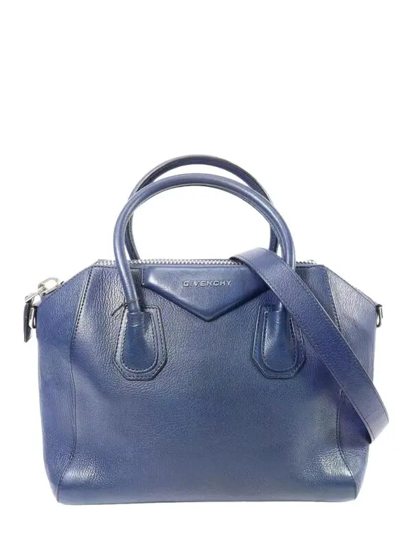Givenchy Small Antigona Leather Tote Bag - Blue