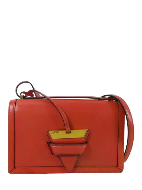 Loewe Barcelona Foldover-top Shoulder Bag - Red