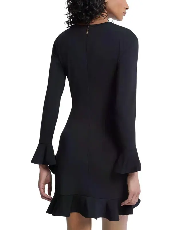 Michael Kors Ruched Mini Dress - Black