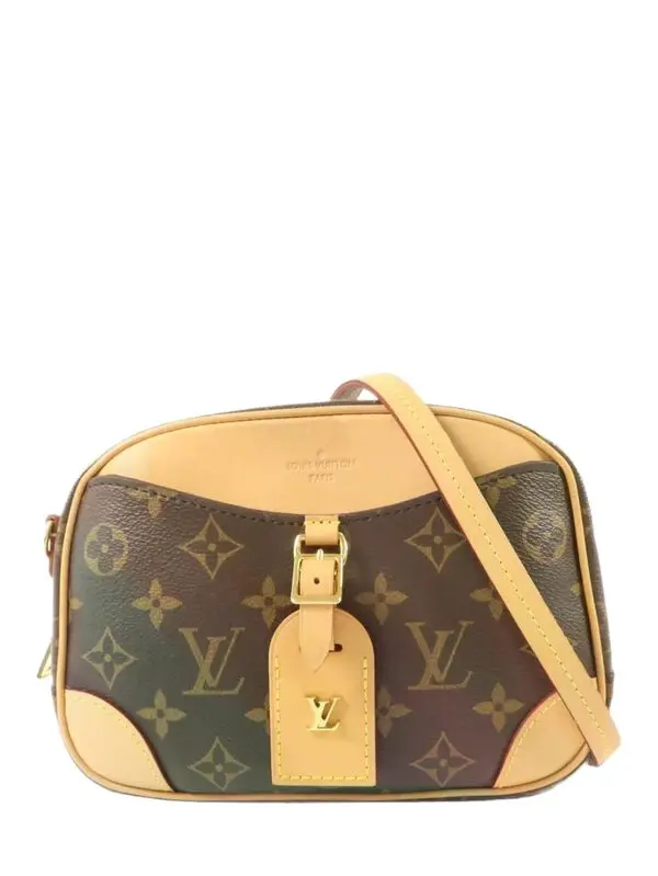 LOUIS VUITTON Monogram Canvas Deauville Mini Bag - Brown