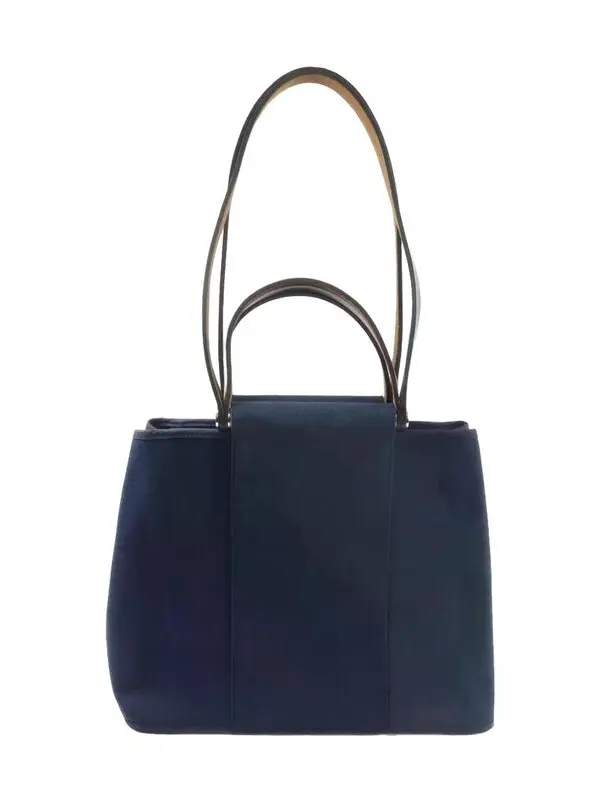 Hermès Cabag Pm Canvas Shoulder Bag - Blue