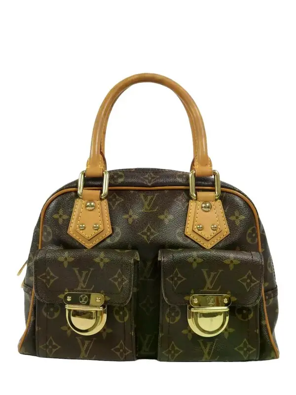 LOUIS VUITTON Manhattan Monogram Tote Bag - Brown