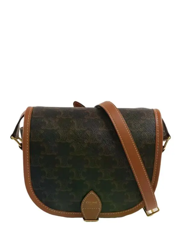 Celine Folco Shoulder Bag - Brown