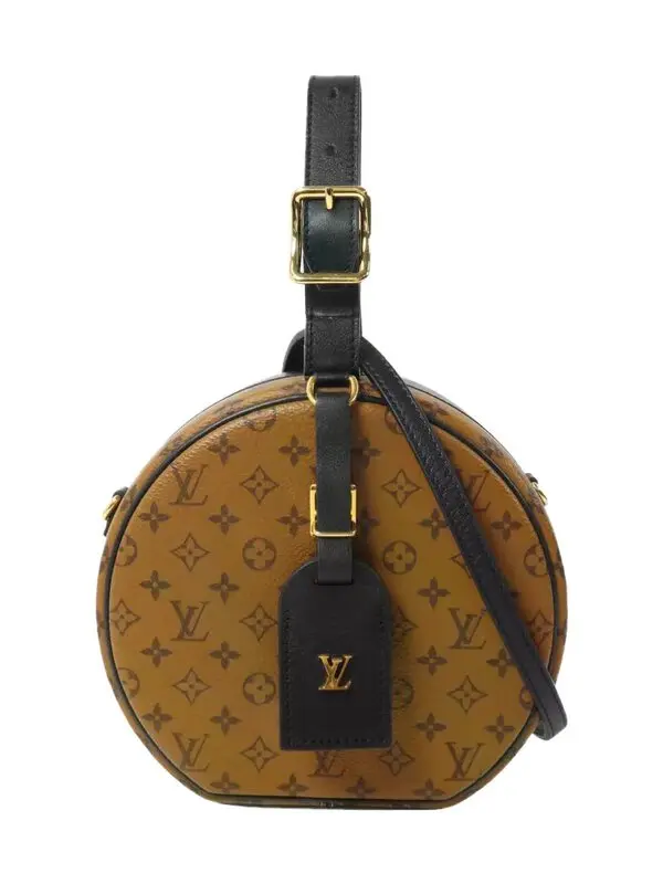 LOUIS VUITTON Petite Boite Chapeau Monogram Reverse Tote Bag - Brown