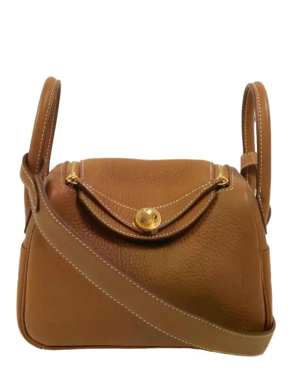 Hermès Mini Lindy Shoulder Bag - Brown