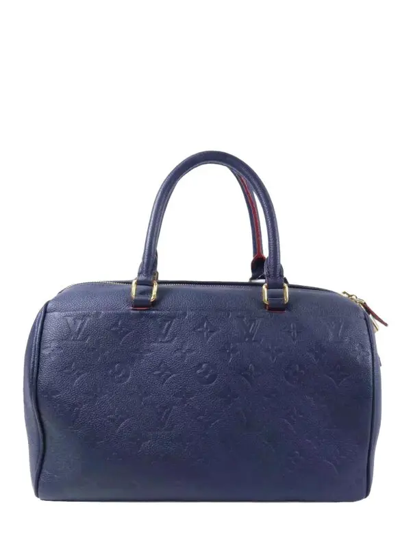 LOUIS VUITTON Speedy Bandoulière Tote Bag - Blue