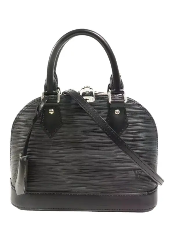 LOUIS VUITTON Alma Bb Shoulder Bag - Black