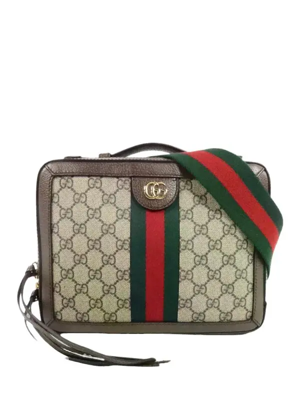 Gucci Ophidia Gg Canvas Cross Body Bag - Neutrals