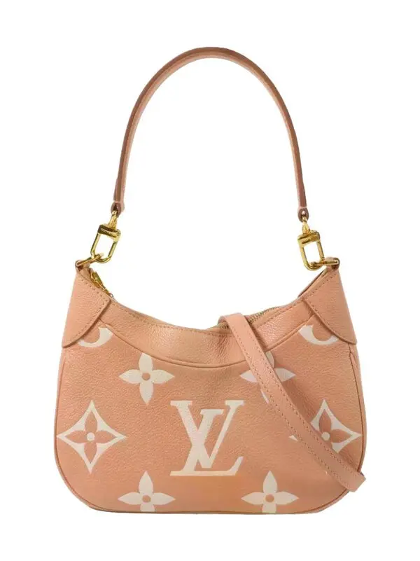 LOUIS VUITTON Bagatelle Monogram Empreinte Shoulder Bag - Orange