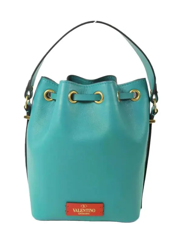 Valentino Garavani Vlogo Bucket Bag - Green
