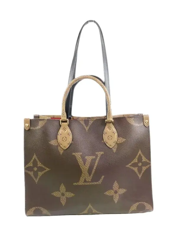 LOUIS VUITTON Mm Monogram Giant On The Go Tote Bag - Brown