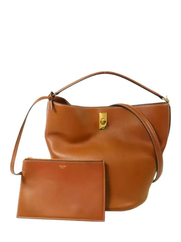Celine 16 Bucket Shoulder Bag - Brown