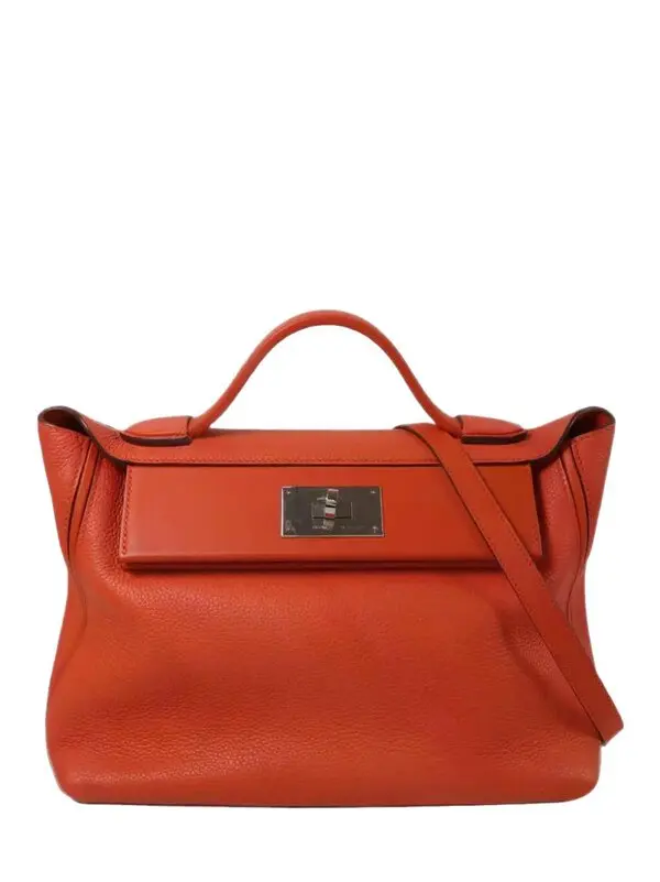 Hermès 24/24 Shoulder Bag - Orange