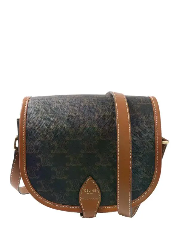 Celine Folco Shoulder Bag - Brown