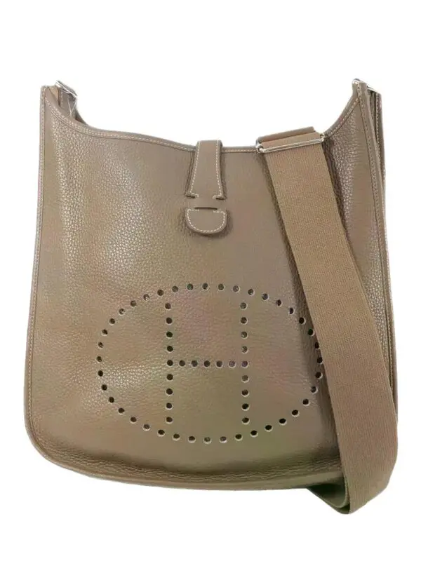 Hermès Evelyne Leather Shoulder Bag - Brown