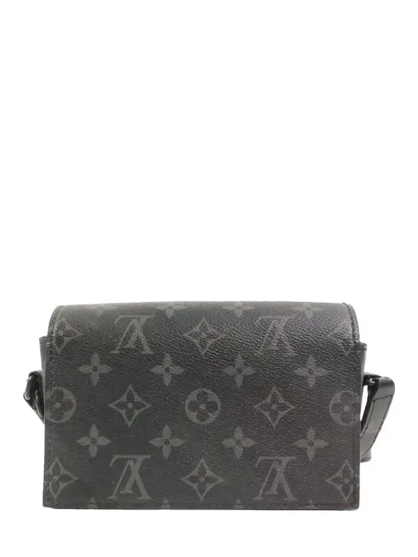 LOUIS VUITTON Steamer Monogram Eclipse Shoulder Bag - Black