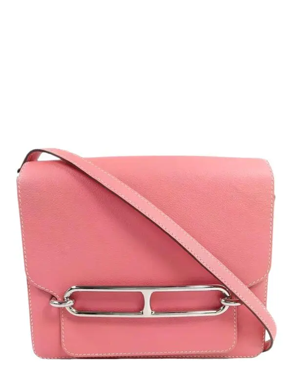 Hermès Roulis Calf Leather Shoulder Bag - Pink
