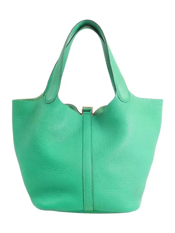 Hermès 2021 Mm Picotin Tote Bag - Green