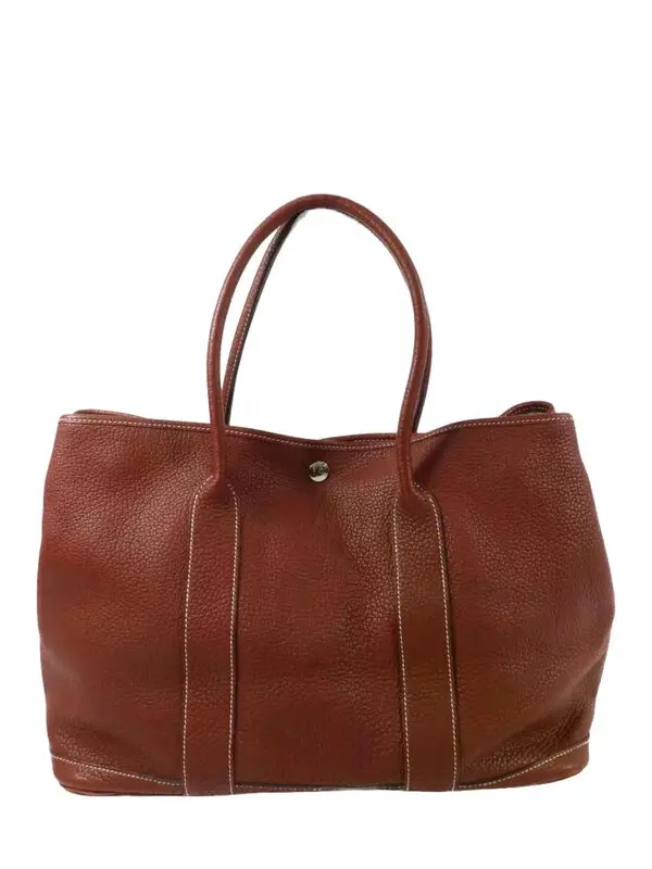 Hermès Garden Party Pm Negonda-leather Tote Bag - Brown