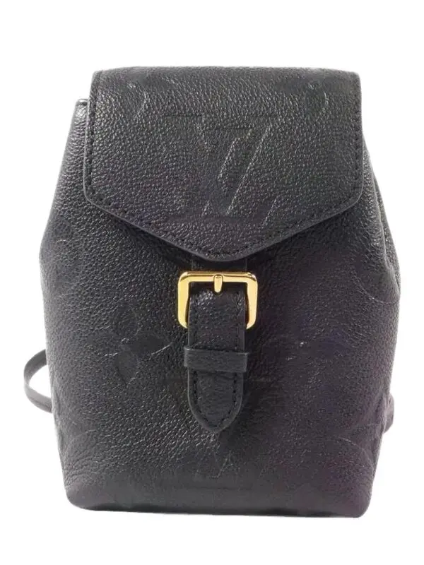 LOUIS VUITTON Monogram Empreinte Backpack - Black