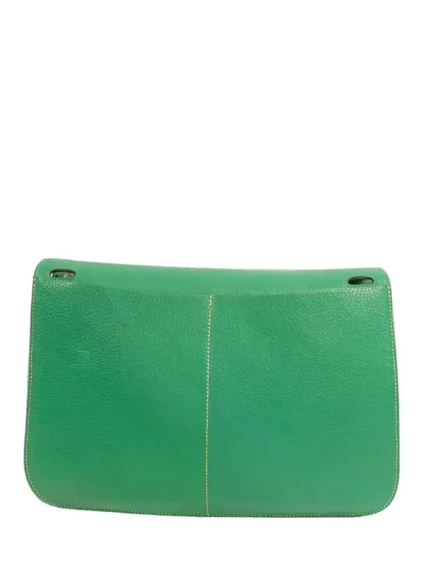 Hermès Halzan Shoulder Bag - Green